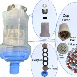 SUPERFLIP Tap Adaptor 4 MAGNET & CERAMIC BALL Softener Washing machine ...