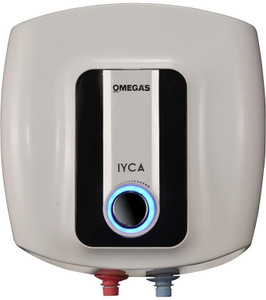 OMEGA'S 25 L Storage Water Geyser (Square 25 L 5 Star Rated Glass Line ...