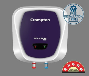 Crompton 10 L Storage Water Geyser (Solarium CLX Glasslined, White ...