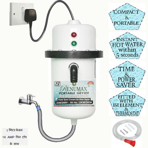 RENUMAX 1 L Instant Water Geyser (Made of First Class ABS Plastic ...