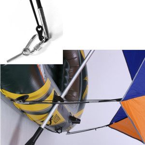 Lyla Inflatable Boat Kayak Canopy Awning Sun Shade ShelteR 4 Person ...