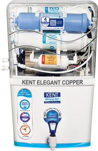 KENT Elegant Copper 8 L RO + UV + UF + TDS Control + UV in Tank ...