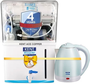 KENT ACE Copper 8 L RO + UV + UF + TDS Control + UV in Tank + Copper ...