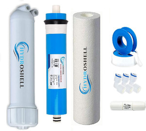 Hydroshell 80 GPD RO Membrane with Membrane housing and Pre filter For ...