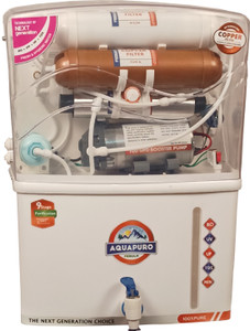 fedula AQUA PURO water purifier filter, RO UV UF TDS Copper , 12 L RO ...