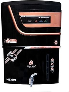 FlowLife RO system Black Nexon RO 10 L RO + UV + UF + TDS + Mineral ...
