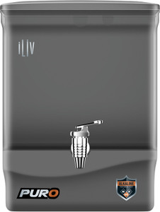 iLiv PURO : RO + UF + ALKALINE + TDS CONTROLLER + 15LPH CAPACITY (GREY ...