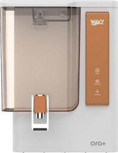 wavy White, Copper, RO+UV+Zinc Alkaline Water Purifier with MTDS ...