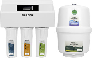 FABER FWP UTS DLX|12L Tank|RO+UV+Alk+Copper|With Faucet & Booster Pump ...