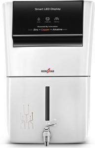 Kenstar White Pureza. 8 L RO + UF + UV + Copper + Alkaline ...