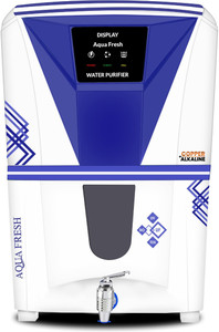 Aqua Fresh CRYSTAL WHITE B LED+COPPER+RO+UV+TDS ELECTRICAL BOREWELL ...