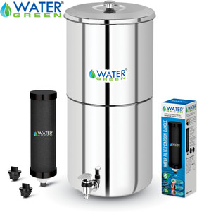 WATER GREEN Water Filter With Carbon Candle 21 L Gravity Based Water ...