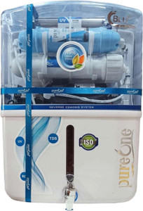 PureOne BLU Plus 10 L RO + UV + UF + TDS + Alkaline Water Purifier ...