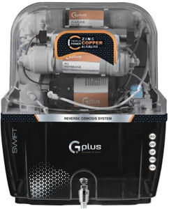 G PLUS GPlus Swift 15 L RO + UV + UF + Copper + TDS Control Water ...