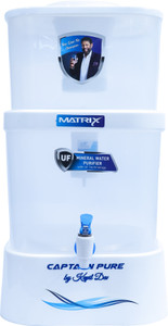 captain pure Matrix 20 L Gravity Based + UF Water Purifier - captain ...