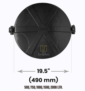 TRIBHU Pure Unbreakable Plastic Water Tank Open & Closing Lid, Water ...