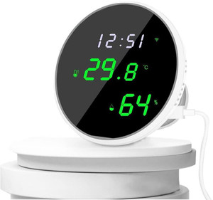 amiciSmart WiFi Temperature Humidity Sensor, Compatible with SmartLife ...