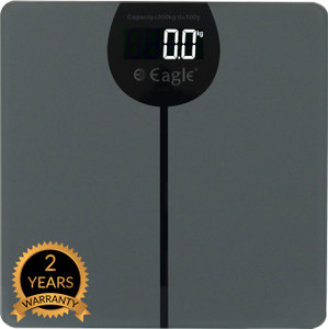 EAGLE Weight Machine for Body Weight Capacity 200 kg,6mm Tempered Glass ...