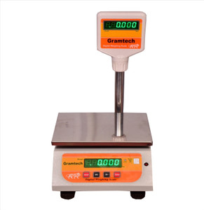 GRAMTECH Weighing Capacity 30kg x 2g Pole Weight Machine for Shop ...