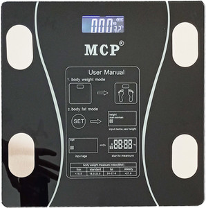MCP Healthcare Digital Bluetooth Smart Human Body Fat Analyzer Weighing ...