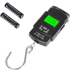 Cqari Digital Hanging Scale, LCD Screen 50kg weight capacity, green ...