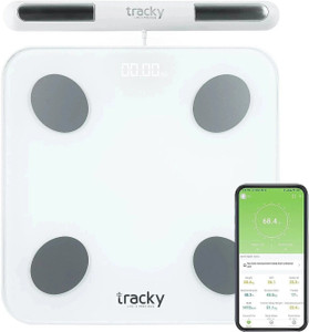 Tracky Advance Body Composition Scale with 8 Electrodes Weighing Scale ...