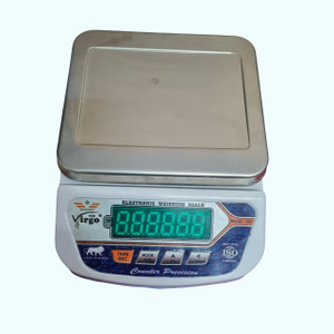 Virgo V-X1 Digital Weighing Scale - High-Quality Plastic with Green ...