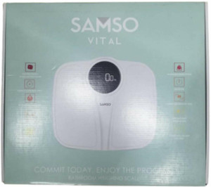 SAMSO Vital Electronic Weighing Scale for Body Fittness/Weight Analysis ...
