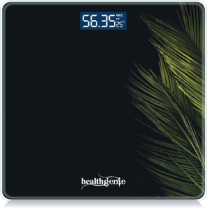 Healthgenie Digital Body Weight Machine Thick Tempered Glass LCD ...