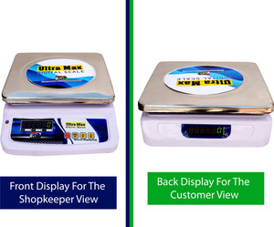 ULTRA MAX MS Body Digital Weight Machine With Front & Back Display ...