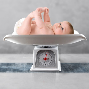 Anu Manual Baby Weight Machine With Tray & LCD Display For Infant upto ...