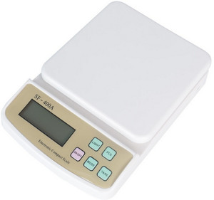 RB Point Weight Machine with Back light LCD Display White 10 kg ...