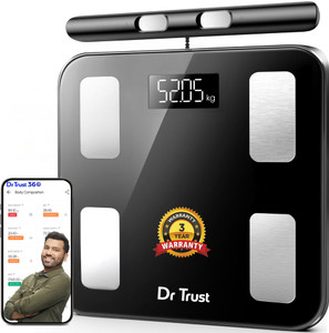 Dr Trust USA Digital Smart Scale Weight Machine BMI Body Fat Analyzer ...