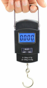 JSSW Hanging Scale, LCD Screen 50kg Portable Electronic Digital weight ...