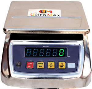 ULTRA MAX Steel Body Digital Weight Machine With Front Back Display ...