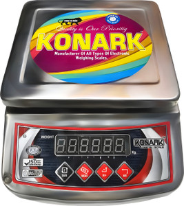 Konark Electronic Weighing Scale 20kg x 1g with Front & Back Green ...