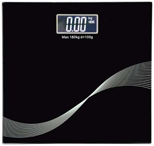 BIYALI Digital body weight machine toughened glass 180 kg capacity ...
