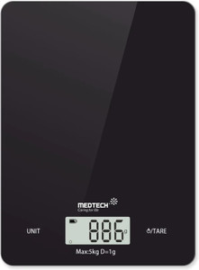 Medtech KS 01 Digital Scale for Health, Cooking, with Tare Function & 1 ...
