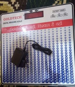 Goldtech Weighing machine 120kgs body weight bathroom scale Weighing ...