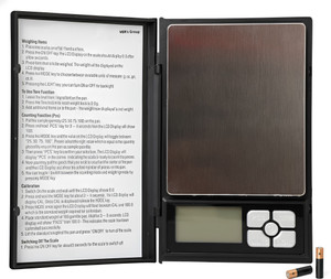 NIBBIN 500gr x 0.01mg Digital Jewellery Scale With 2 Battery for Lab ...