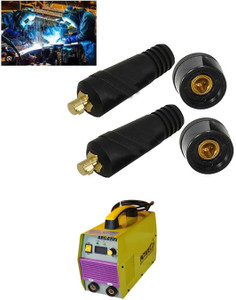 WELDDK 35-50mm 2 Male 2 Female Cable Connector For Welding machine 2 ...