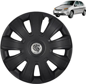 PRIGAN Indica V2 Matte Black 14 INCH Wheel Cover For Tata Indica V2 ...