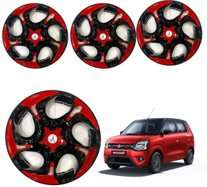 KYZO CAR WHEEL CAP/ WHEEL COVER HAWK DESGIN "RED_BLACK" 13 INCHI Wheel ...