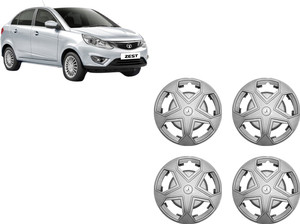 ALPINEZO CAR WHEEL CAP/WHEEL COVER ASTER DEGINE "SILVER_COLOUR" 15 INCH ...