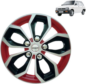 PRIGAN 800 Vision Silver Black Red 12 INCH Wheel Cover For Maruti 800 ...