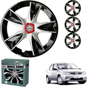 WolkomHome Wheel cap, Hub Cap MAPPLE Silver Black Wheel Covers 14 Inch ...