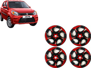 ALPINEZO CAR WHEEL CAP/WHEEL COVER HAWK DEGINE "RED_BLACK" 12 INCH ...