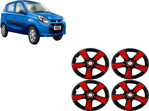 ALPINEZO CAR WHEEL CAP/WHEEL COVER MAPPLE DEGINE "RED_BLACK_AND_MIDDLE ...