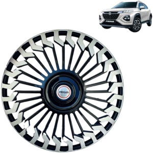 PRIGAN Hunter Silver Black 16 Inch For Fronx Wheel Cover For Maruti ...