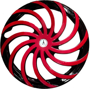 Jetnix CAR WHEEL CAP/WHEEL SNAKE DEGINE "RED_BLACK''12-INCH Wheel Cover ...